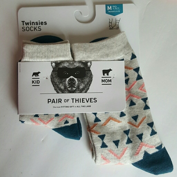 Pair of Thieves | Accessories | 2 Pack Twinsie Socks Kid Mom Med | Poshmark